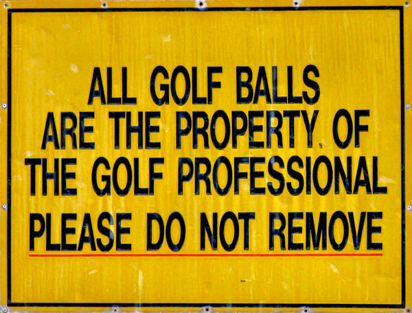 golf ball warning | Free stock photos - Rgbstock -Free stock images ...